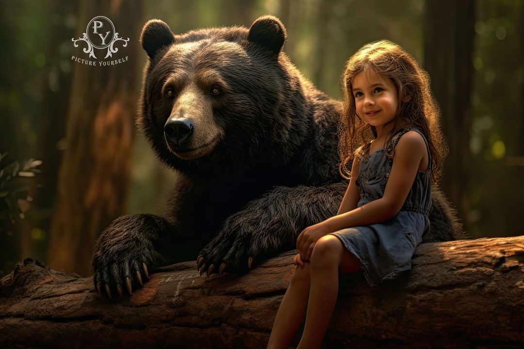 My Bear Friend - Digital File, Background, Backdrop, for Composite ...