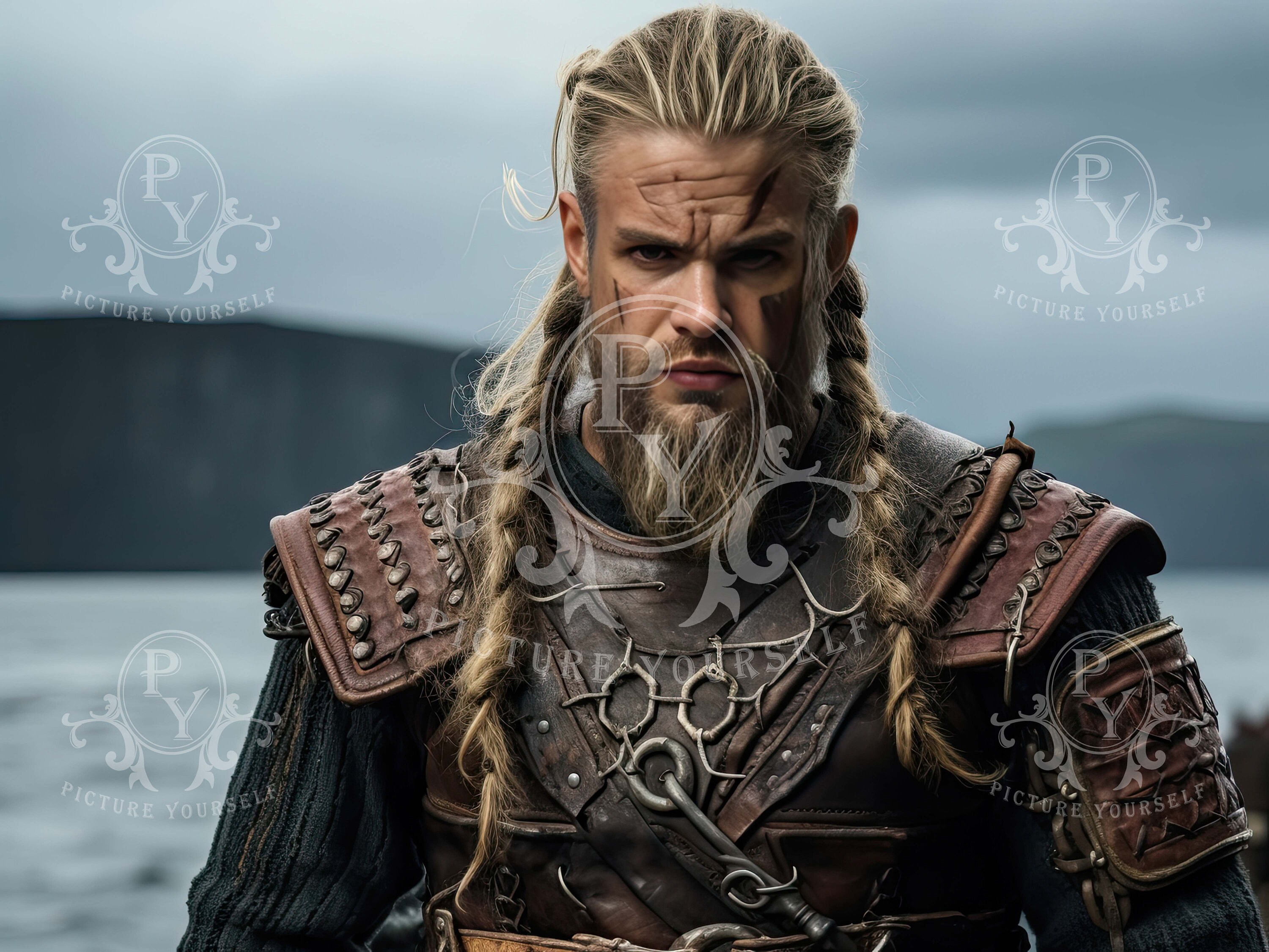 Viking 2 Swap Faces, Custom Portrait, Personalised Image With Your Photo, Digital File, Ready to ...