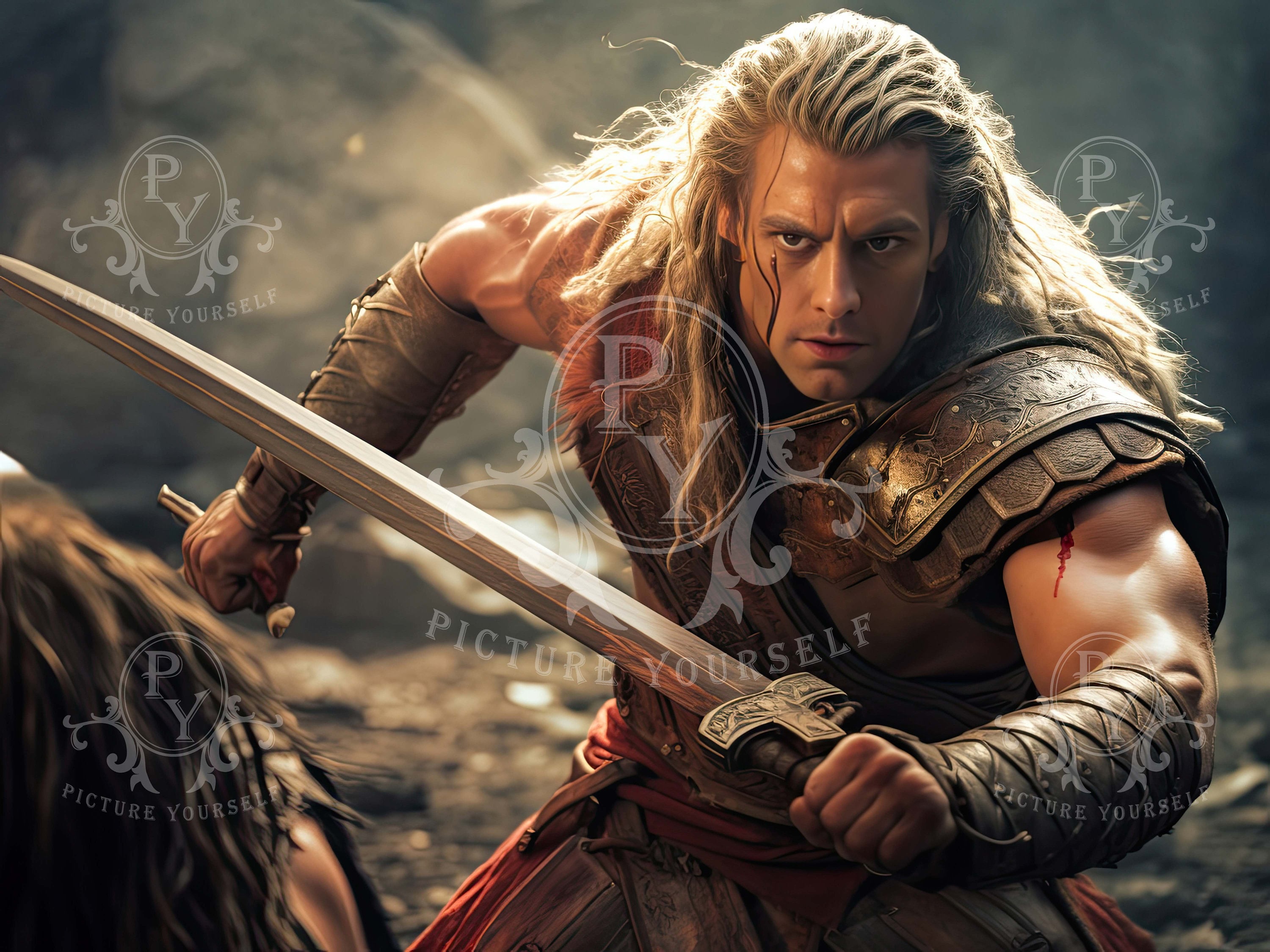 Warrior - Swap Faces, Custom Portrait, Personalised Image With Your ...
