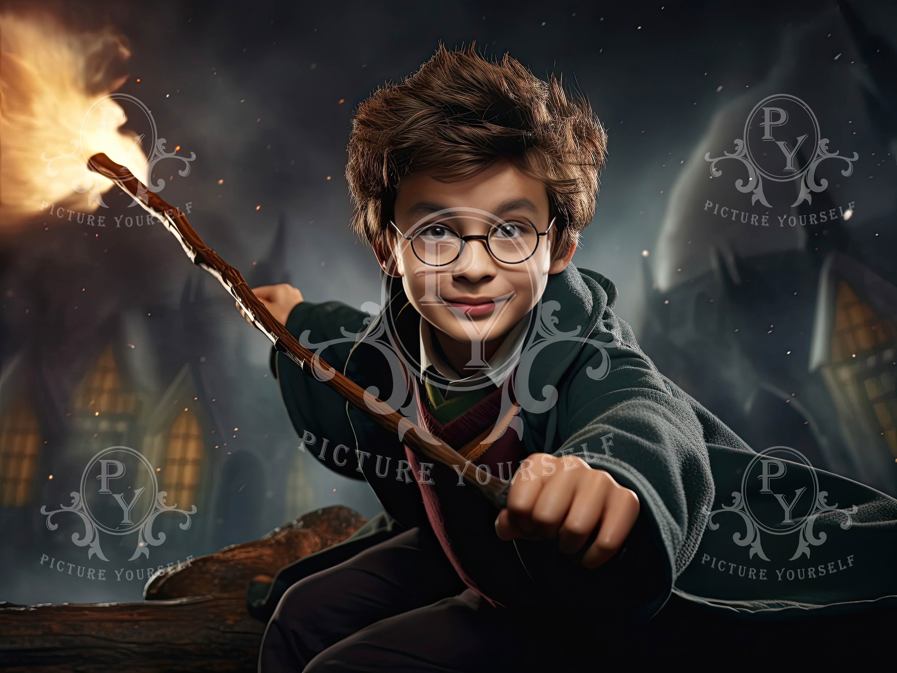 Harry Wizard - Swap Faces, Custom Portrait, Personalised Image With ...