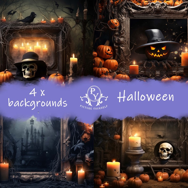 Halloween Frames - Etsy