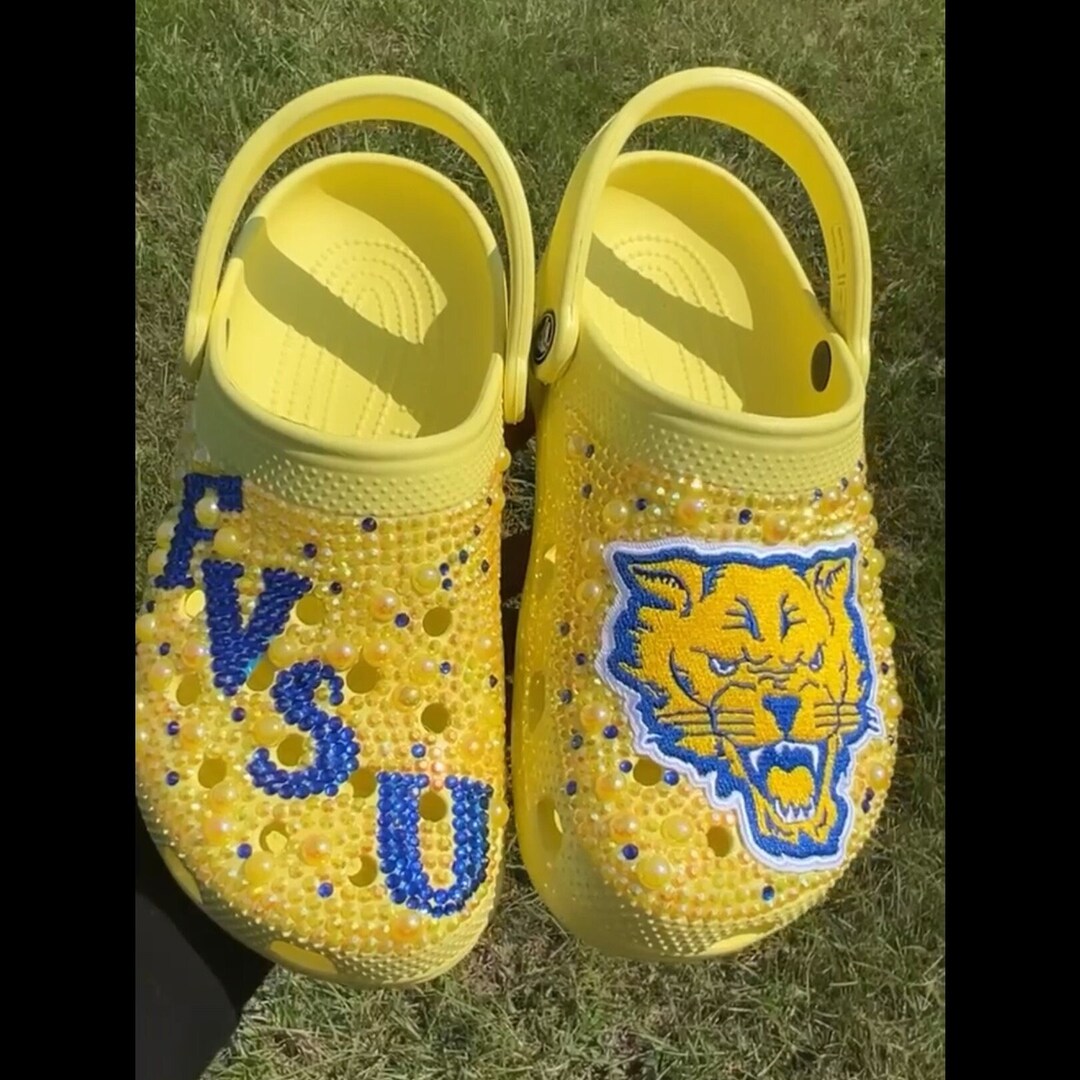 HBCU Themed Crocs-college Themed Crocs-college Crocs-student - Etsy