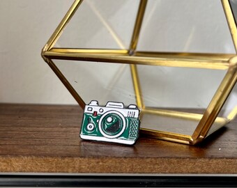 Camera Enamel Pin - Etsy