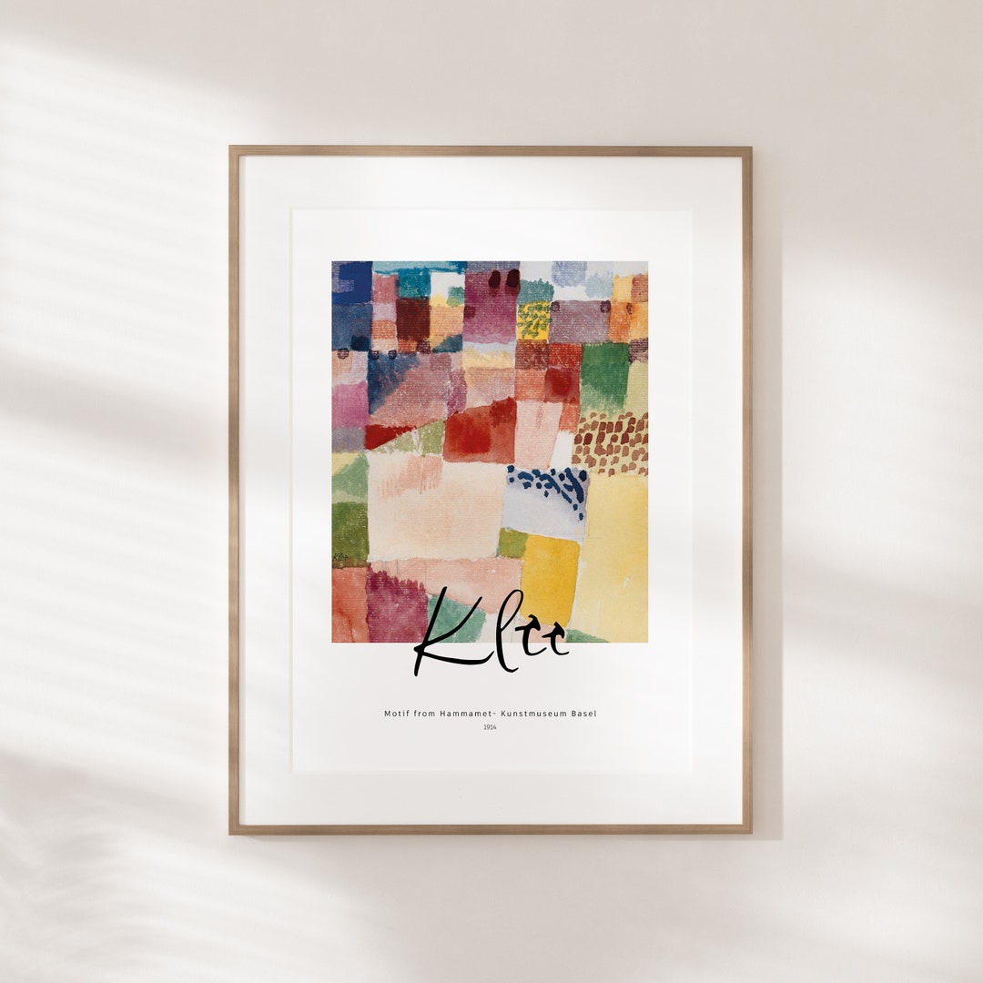 Paul Klee Print,fine Art Poster,colorful Wall Art,contemporary Print ...