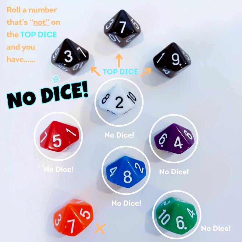 No Dice! Game - Family Game Night - Dice Rolling Games - Faith Based ...