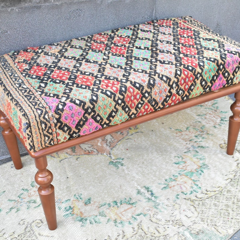 Wooden Footstool - Etsy