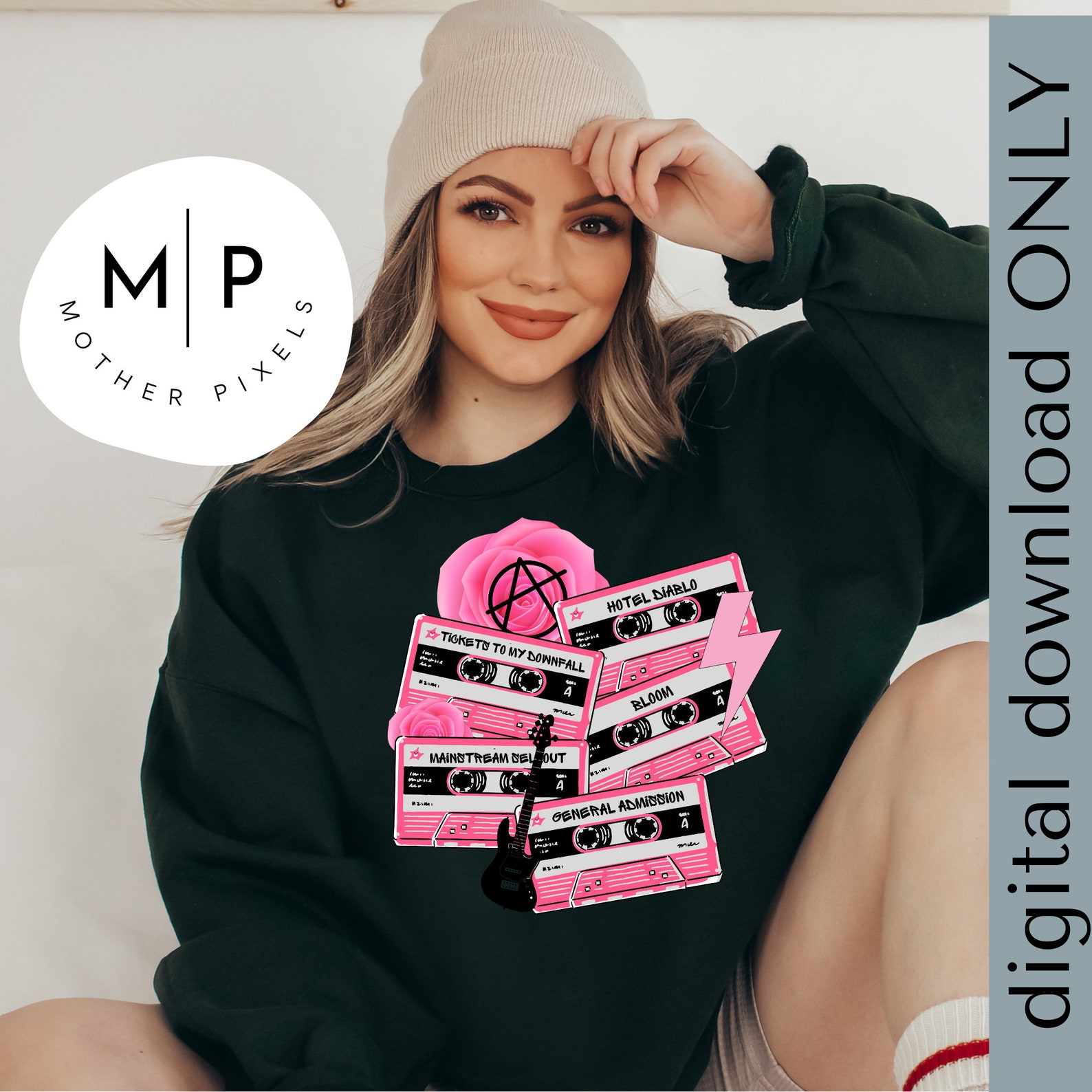 Machine Gun Kelly Cassette Png|sublimation|screen Print|mgk|pink and ...