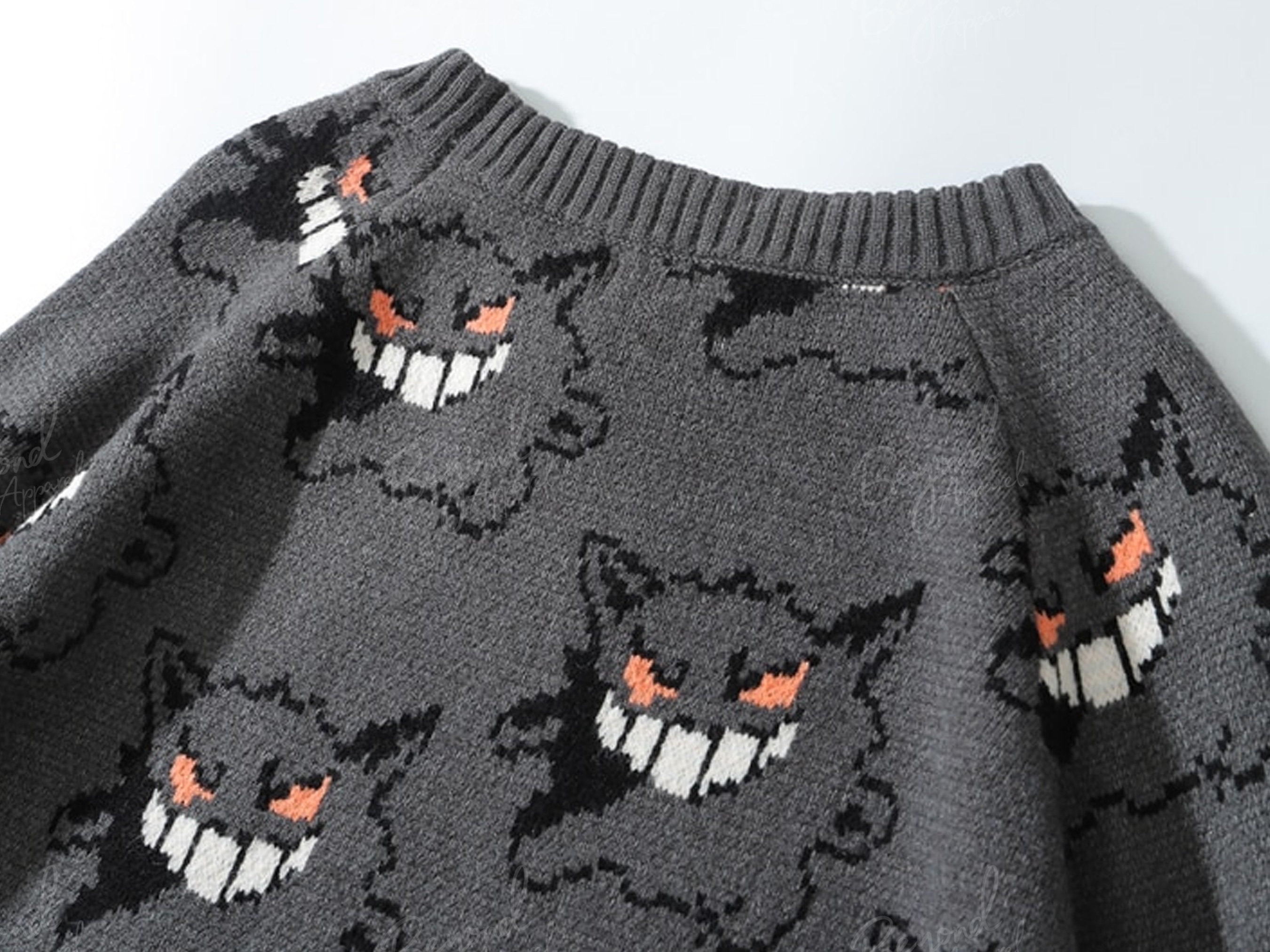 Gengar Pokemon Sweater. Unisex Pokemon Pullover. Japanese - Etsy