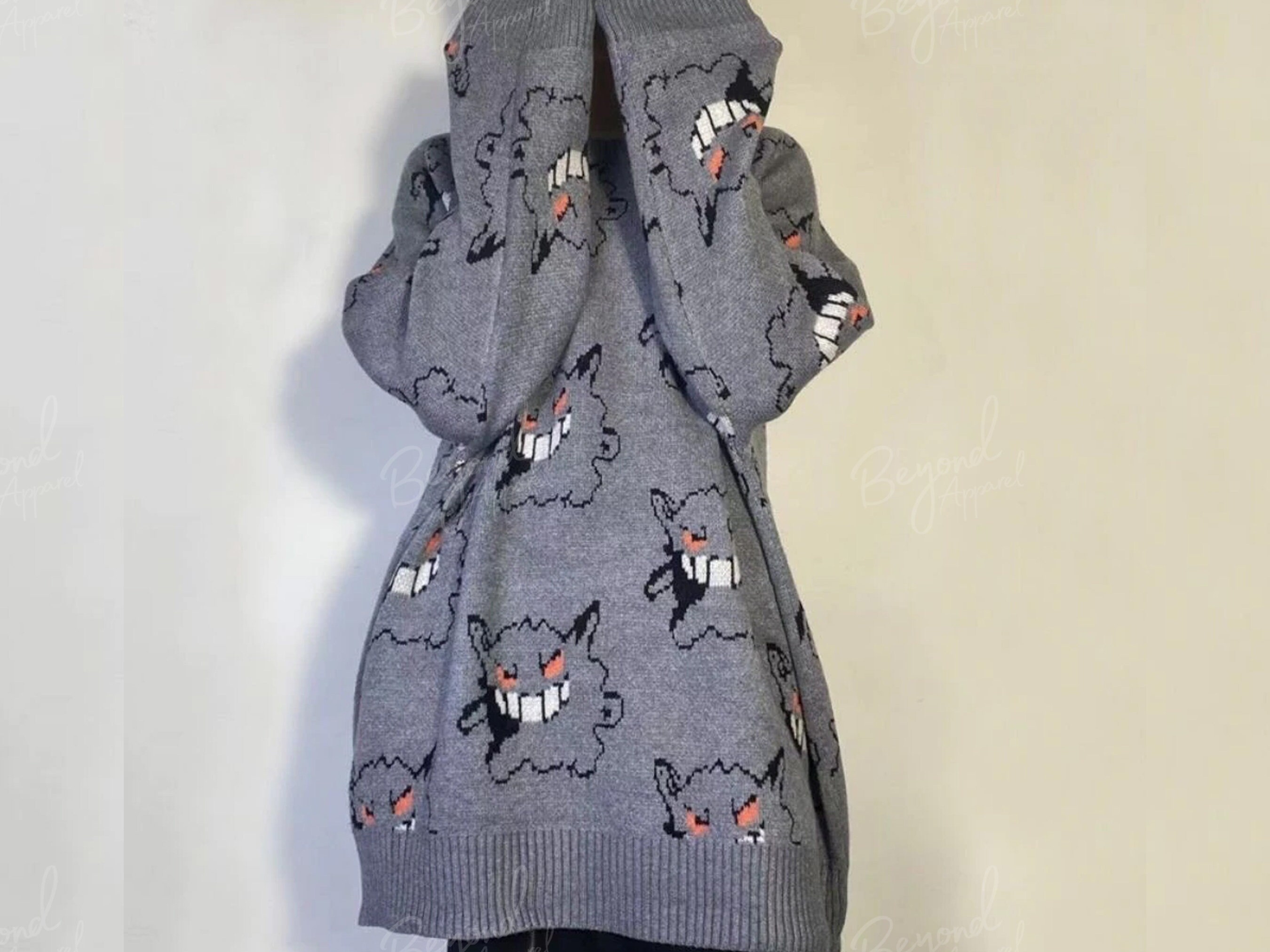 Gengar Pokemon Sweater. Unisex Pokemon Pullover. Japanese - Etsy