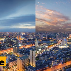 Dusk & Dawn Sky Overlays- 101 - Etsy