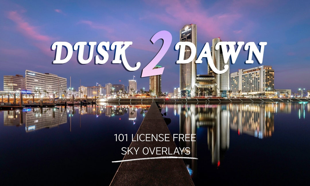 Dusk & Dawn Sky Overlays 101 - Etsy