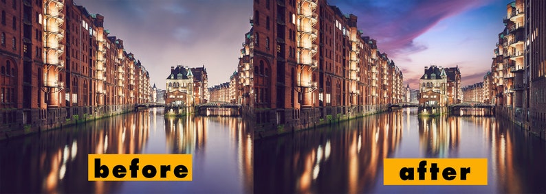 Dusk & Dawn Sky Overlays 101 - Etsy