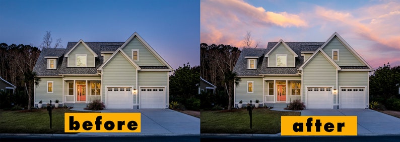 Dusk & Dawn Sky Overlays 101 - Etsy