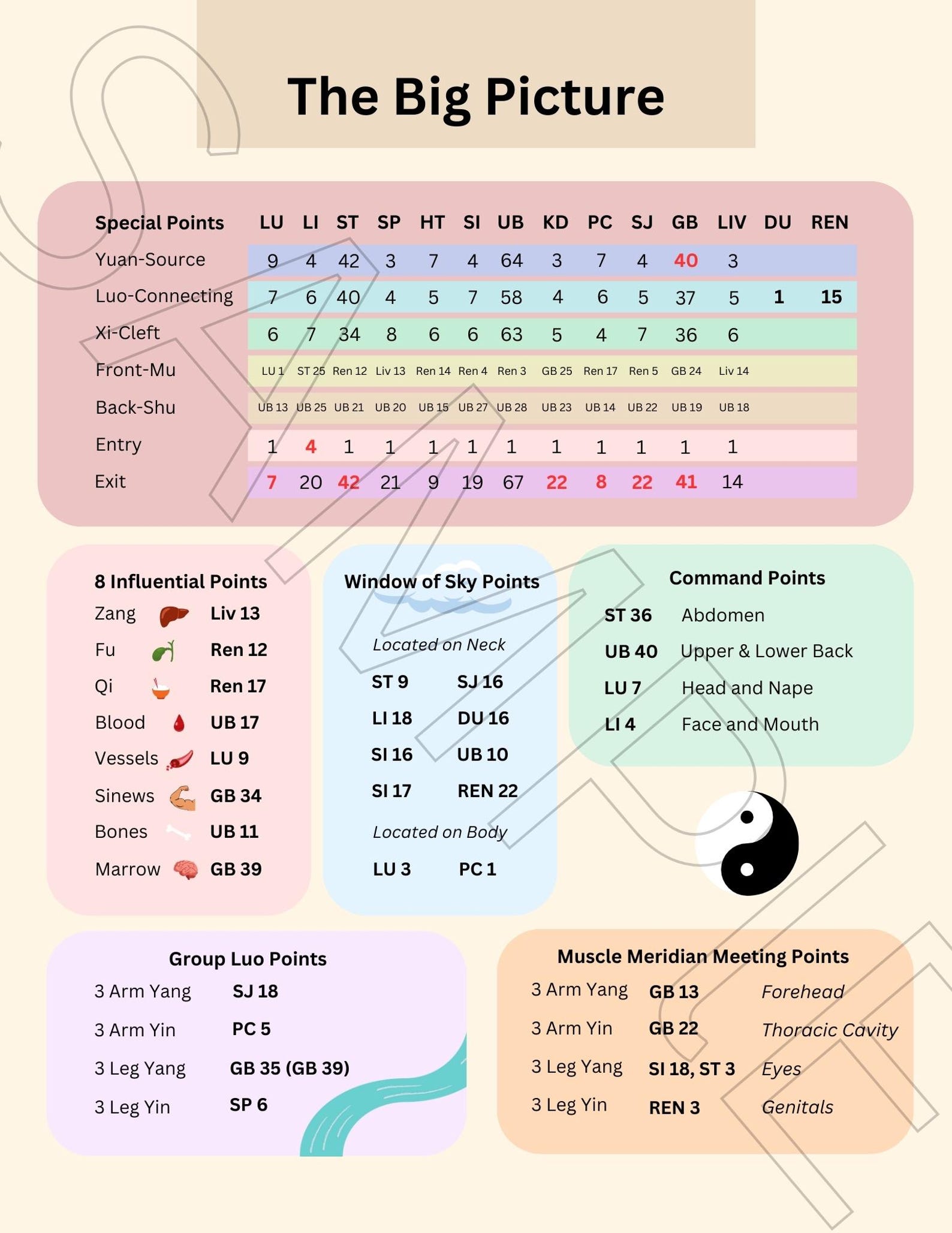 Acupuncture Big Picture Printable Flyer and Digital Tablet Background ...