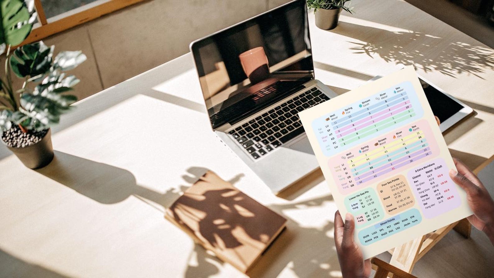 Acupuncture Big Picture Printable Flyer and Digital Tablet Background ...