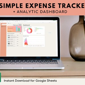 Simple Expense Tracker With Analytic Dashboard - Etsy