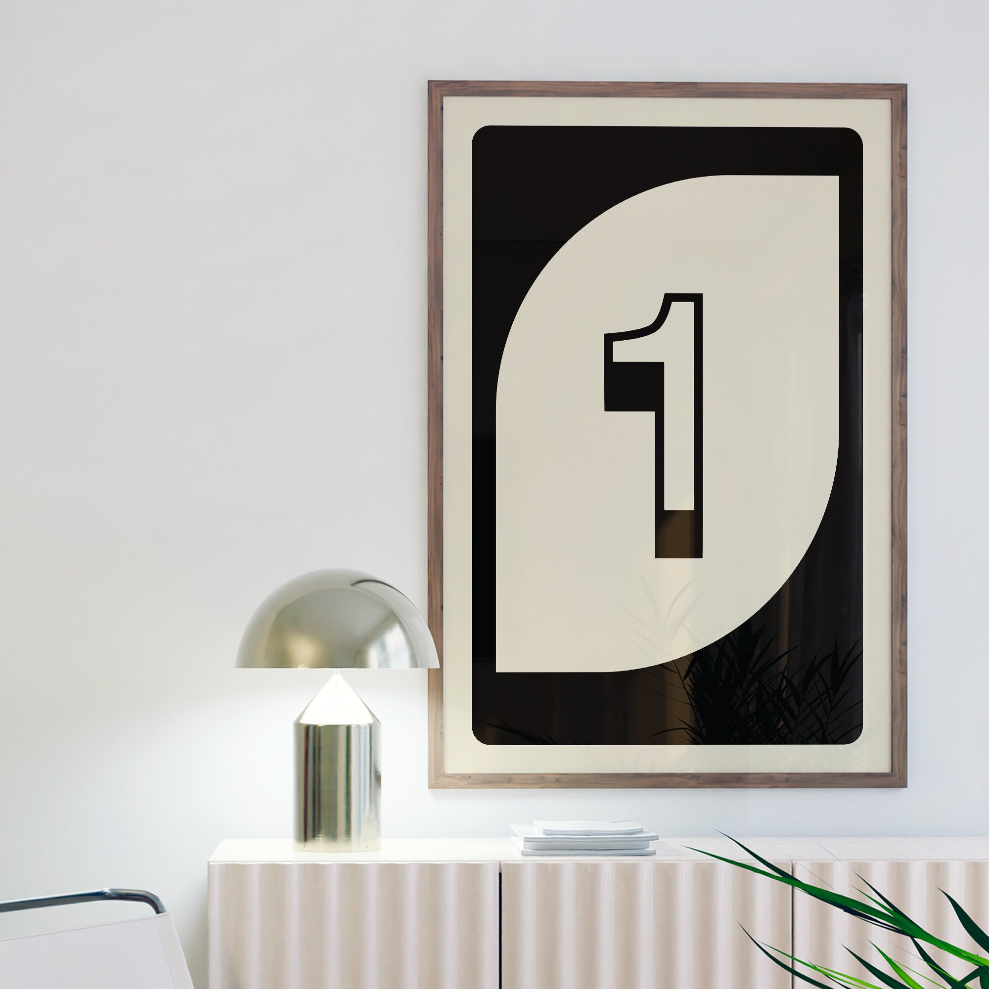 Retro UNO Card Game Poster .: Modern Art Deco Print Featuring an UNO ...