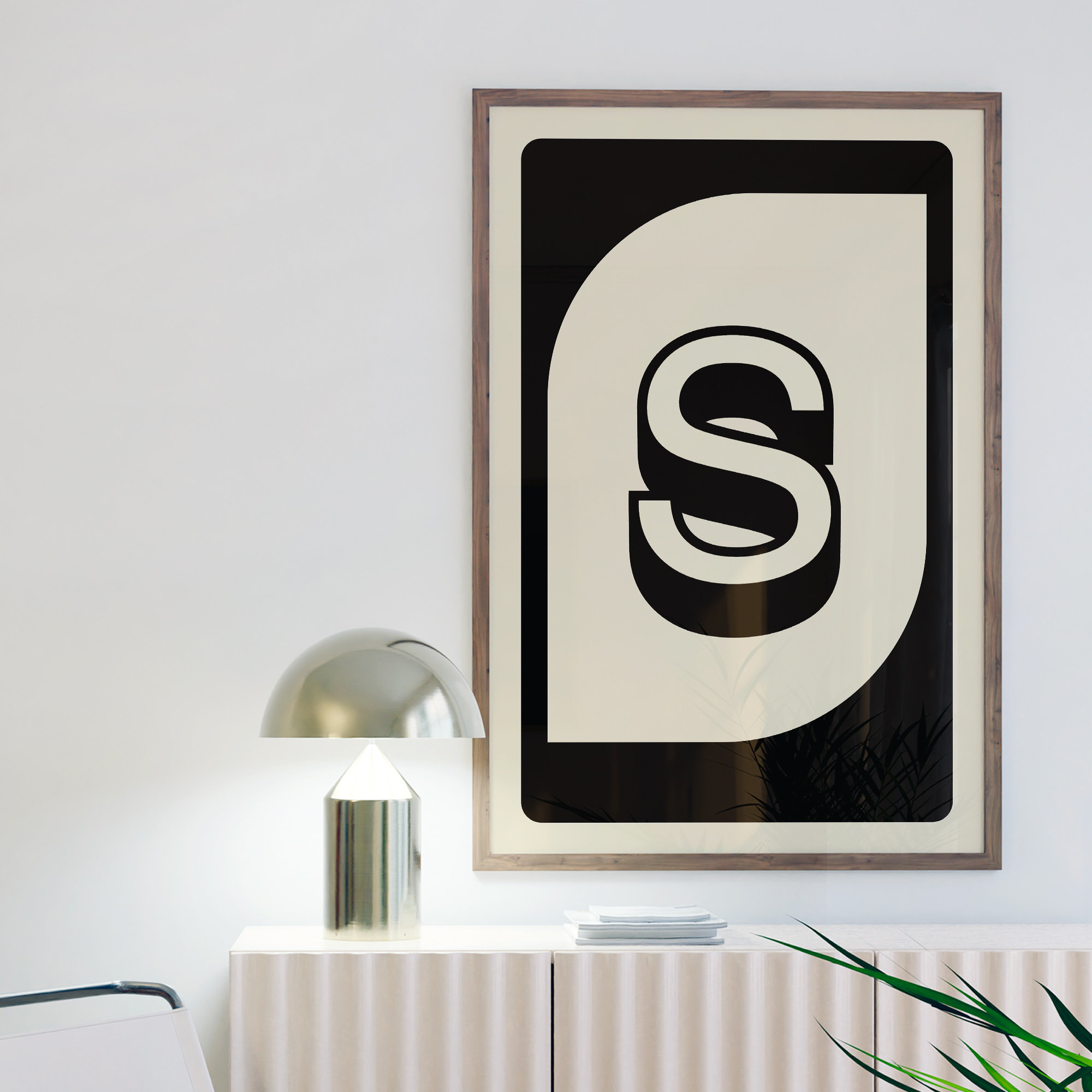 Retro UNO Card Game Poster .: Wall Print Featuring an UNO Card With the ...