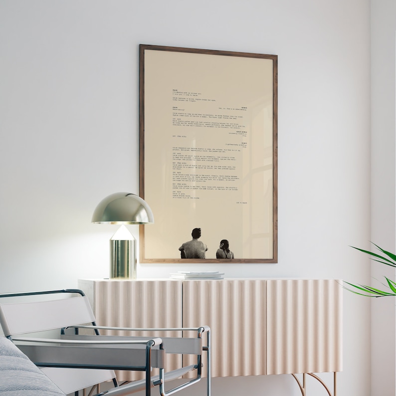 Custom Movie Script Poster .: Printable Made to Order Script - Etsy