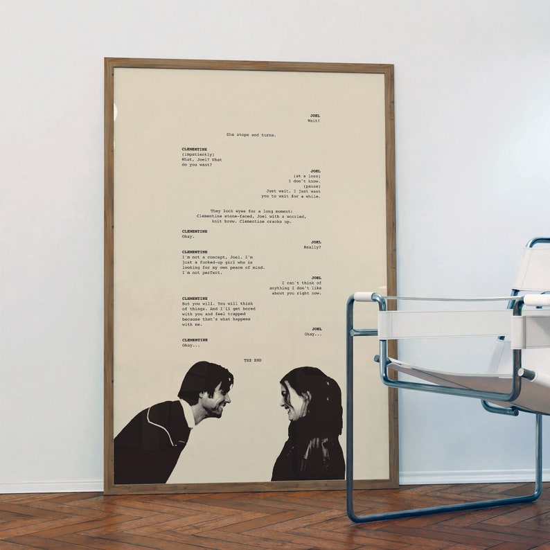 Custom Movie Script Poster .: Printable, Made to Order Digital Poster ...