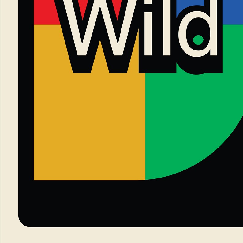 UNO Card wild Poster .: Wall Print Featuring a Black UNO Card With the ...