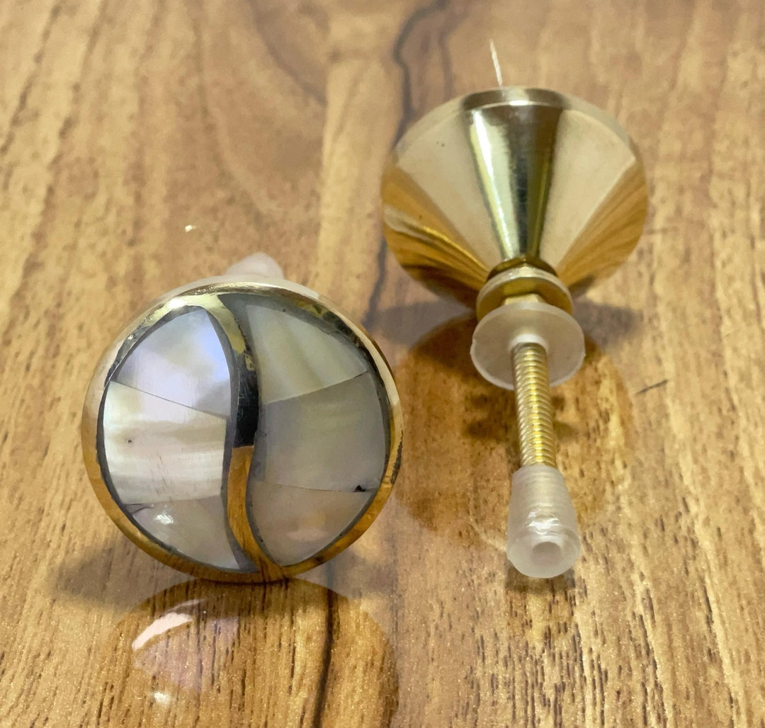 Mother of Pearl Drawer Knobs Cupboard Cabinet Furniture Hardware Door ...