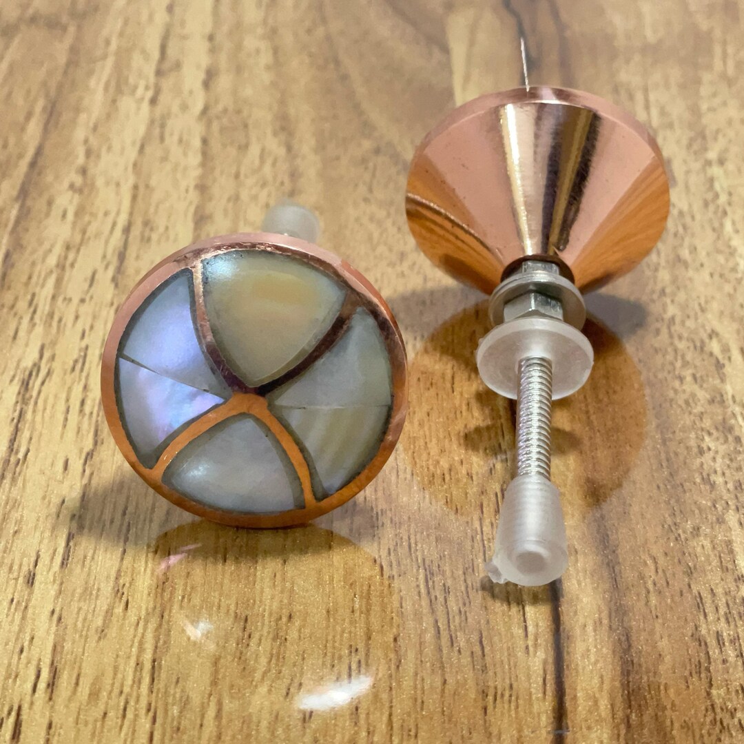 Mother of Pearl & Copper Opulence Handle | Eastern Inspired Copper and ...