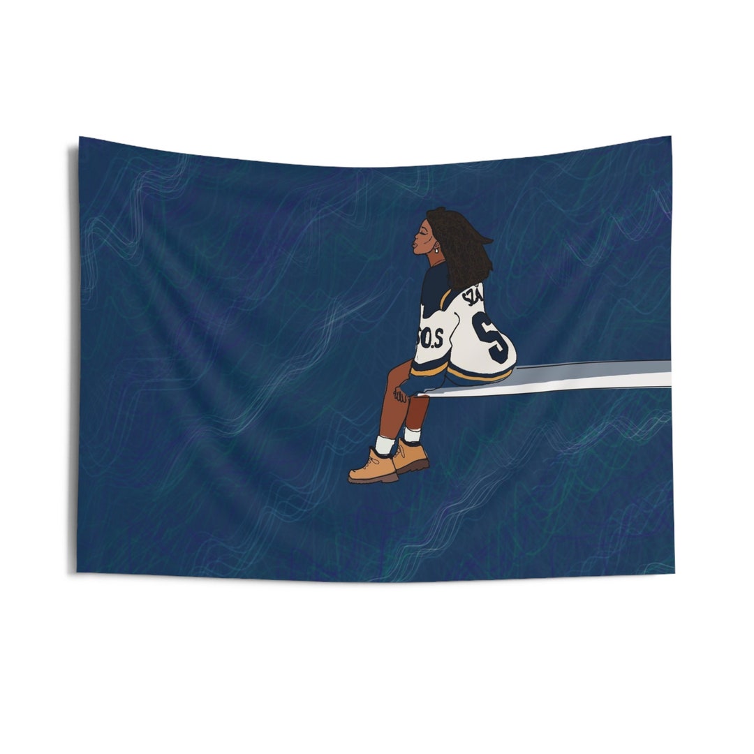 SZA SOS Album Art Wall Tapestry, SZA Fans Wall Art, Sos Inspired Banner ...