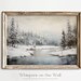 Winter Light Academia Wall Art Print, Moody Bookish Decor Neutral ...