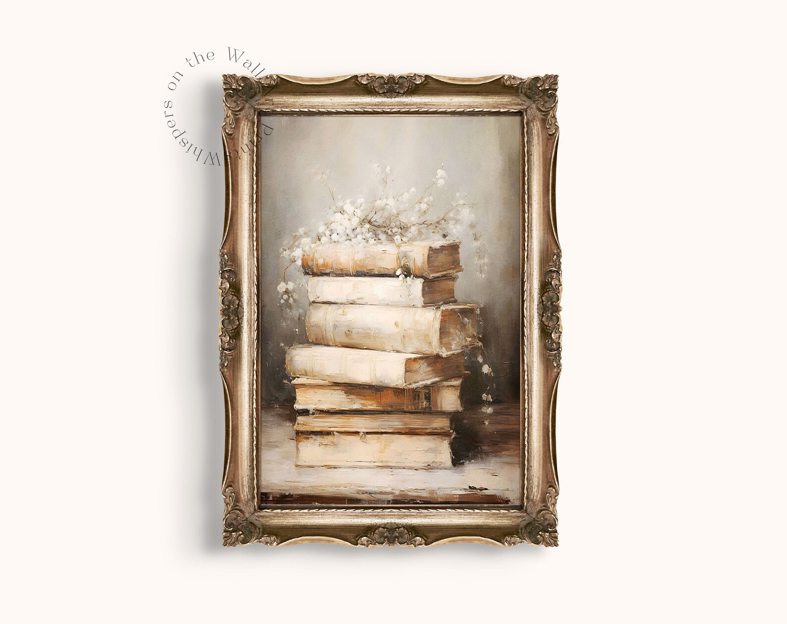 Winter Light Academia Wall Art Print Moody Bookish Decor - Etsy