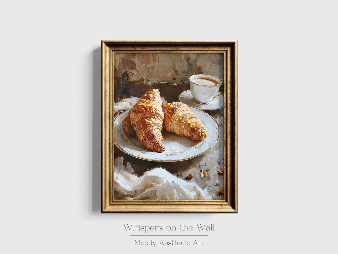 Moody Breakfast Print, Neutral Coffee Art, Kitchen Wall Art Printable ...