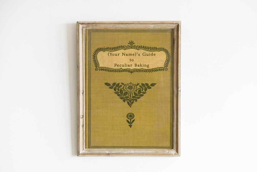 Custom Vintage Book Cover Art Print Literary Girl Wall Decor ...