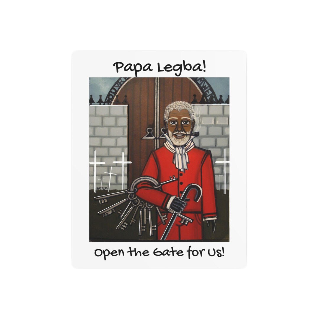 Papa Legba Metal Art Sign - Etsy