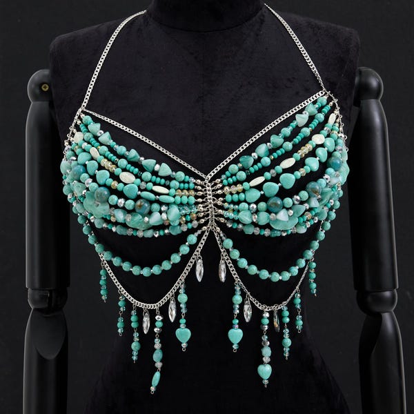 Beaded Bra - Etsy