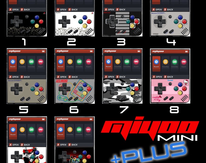 Miyoo Mini PLUS Decals - Etsy