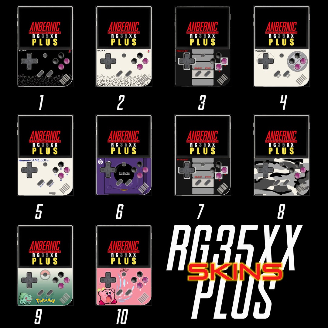 RG35XX PLUS "new Model" Skin - Etsy