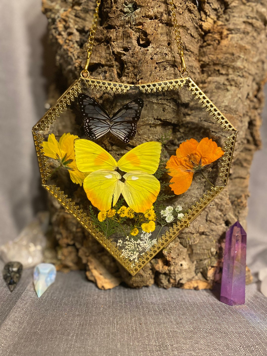 Black and Yellow Flying Friends - Etsy