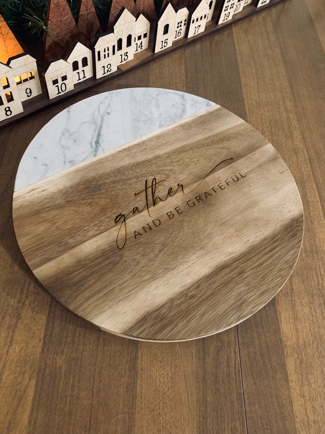 Gather Engraved Lazy Susan - Etsy