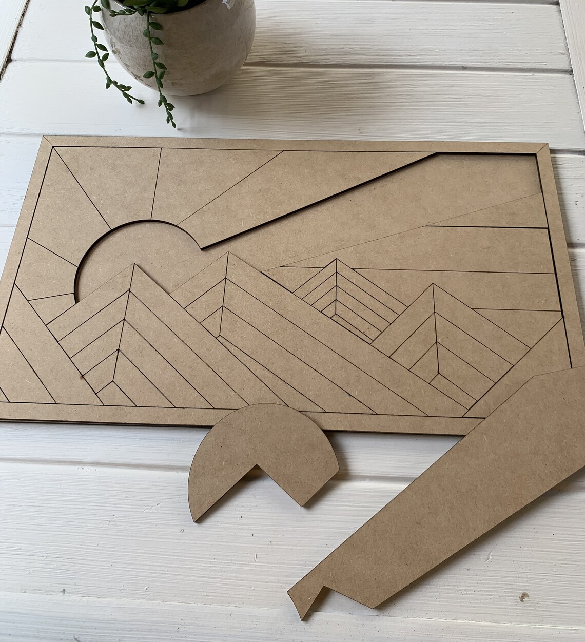 DIY Paint Night Sign Mountains - Etsy