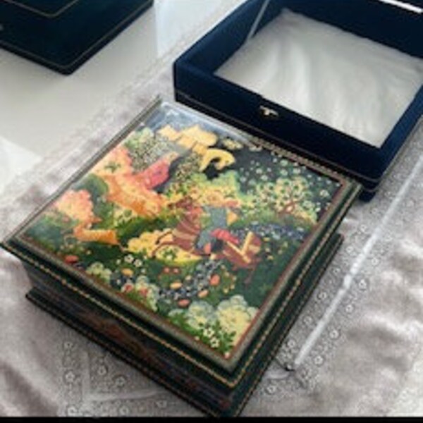 Hand Painted Box - Etsy