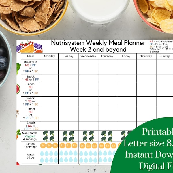 Meal Planner - Etsy