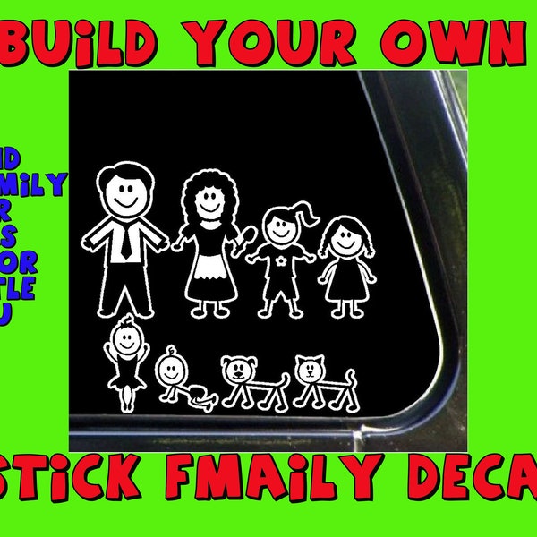 Family Car Stickers - Etsy