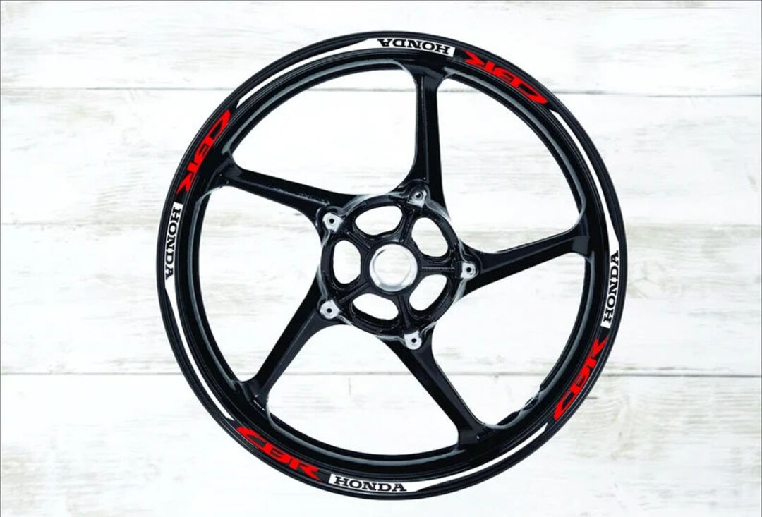 Honda Cbr Decals Wheel Stickers Motorcycle Decals Rim Stripes Vinyl ...