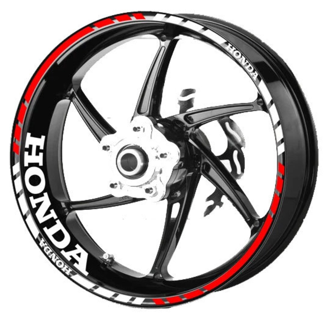 Honda Decals Wheel Stickers Motorcycle Decals Rim Stripes Vinyl Tape - Etsy