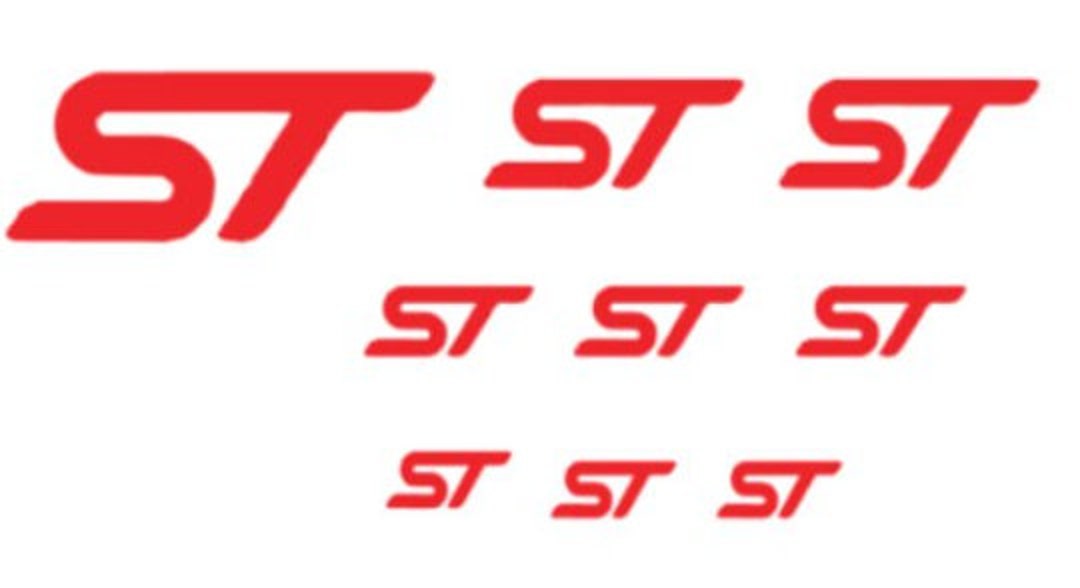Ford Fiesta Focus St Stickers Vinyl Decals - Etsy