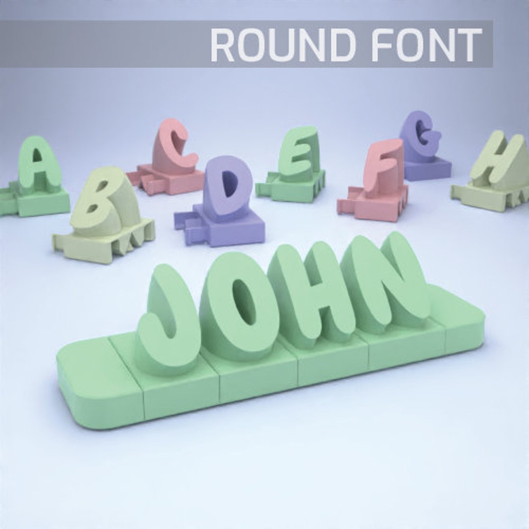 Your Name in 3D - Customizable Cool 3D Printed Text - Etsy