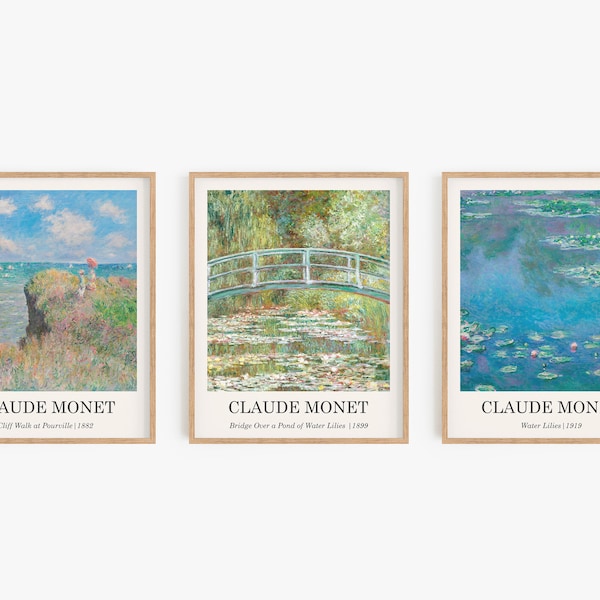 Claude Monet Poster - Etsy