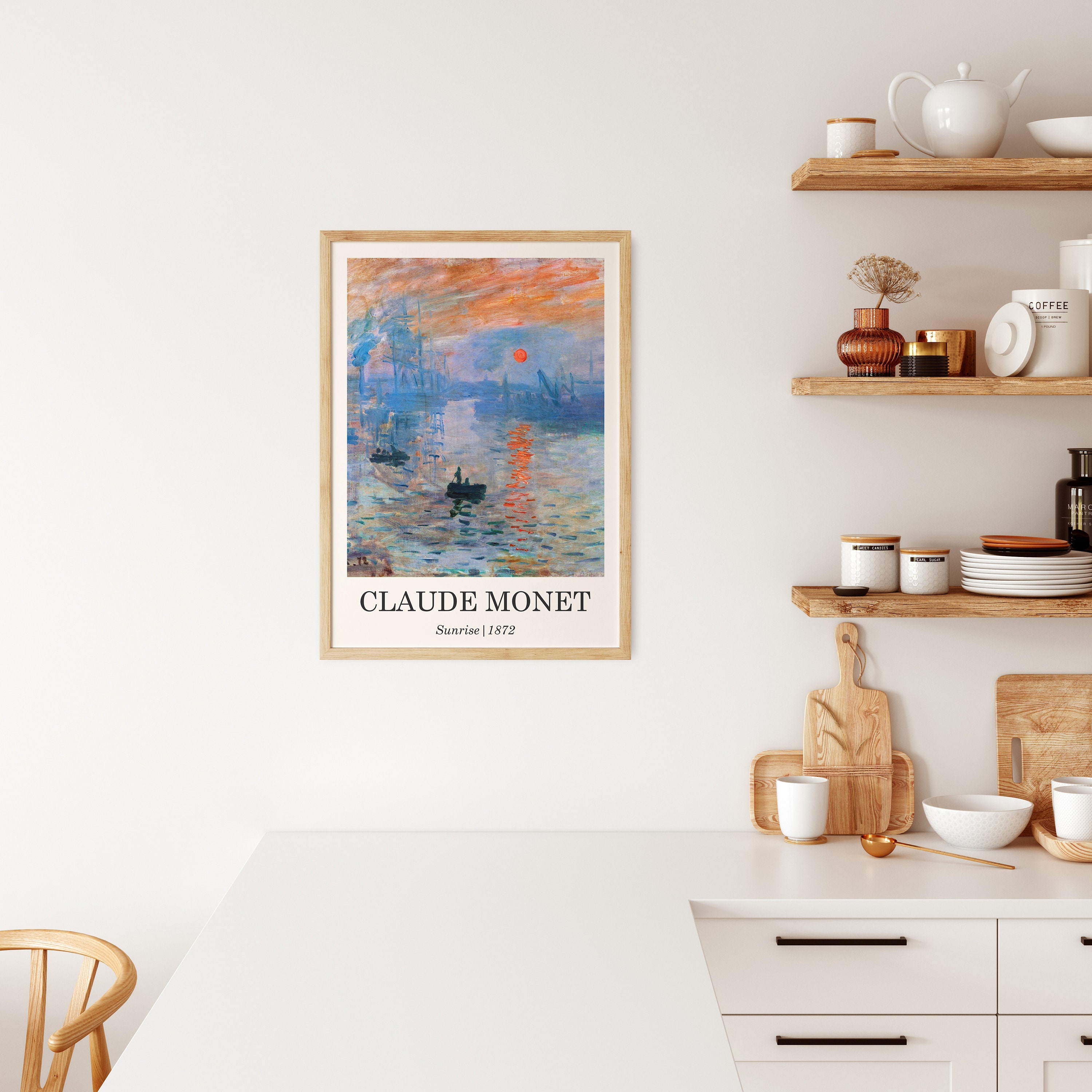 Monet Print, Monet Poster, Monet Impression Sunrise, Claude Monet ...