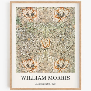 William Morris Poster, William Morris Print, William Morris Art, Honeysuckle Print, Printable ...