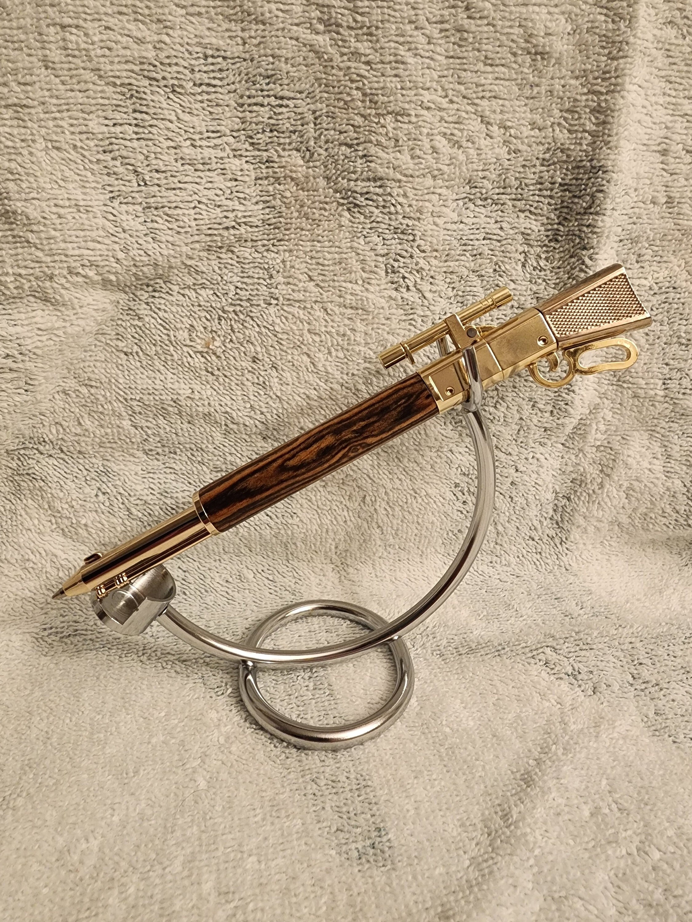Lever Action Rifle Pen - Bocote Wood - Etsy